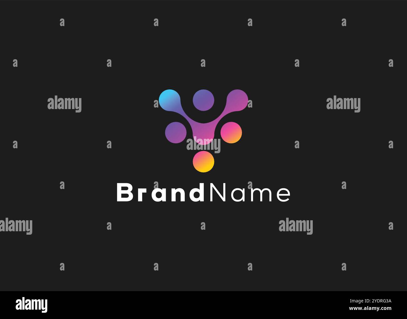 Smart technology logo Stock Vector Images - Alamy