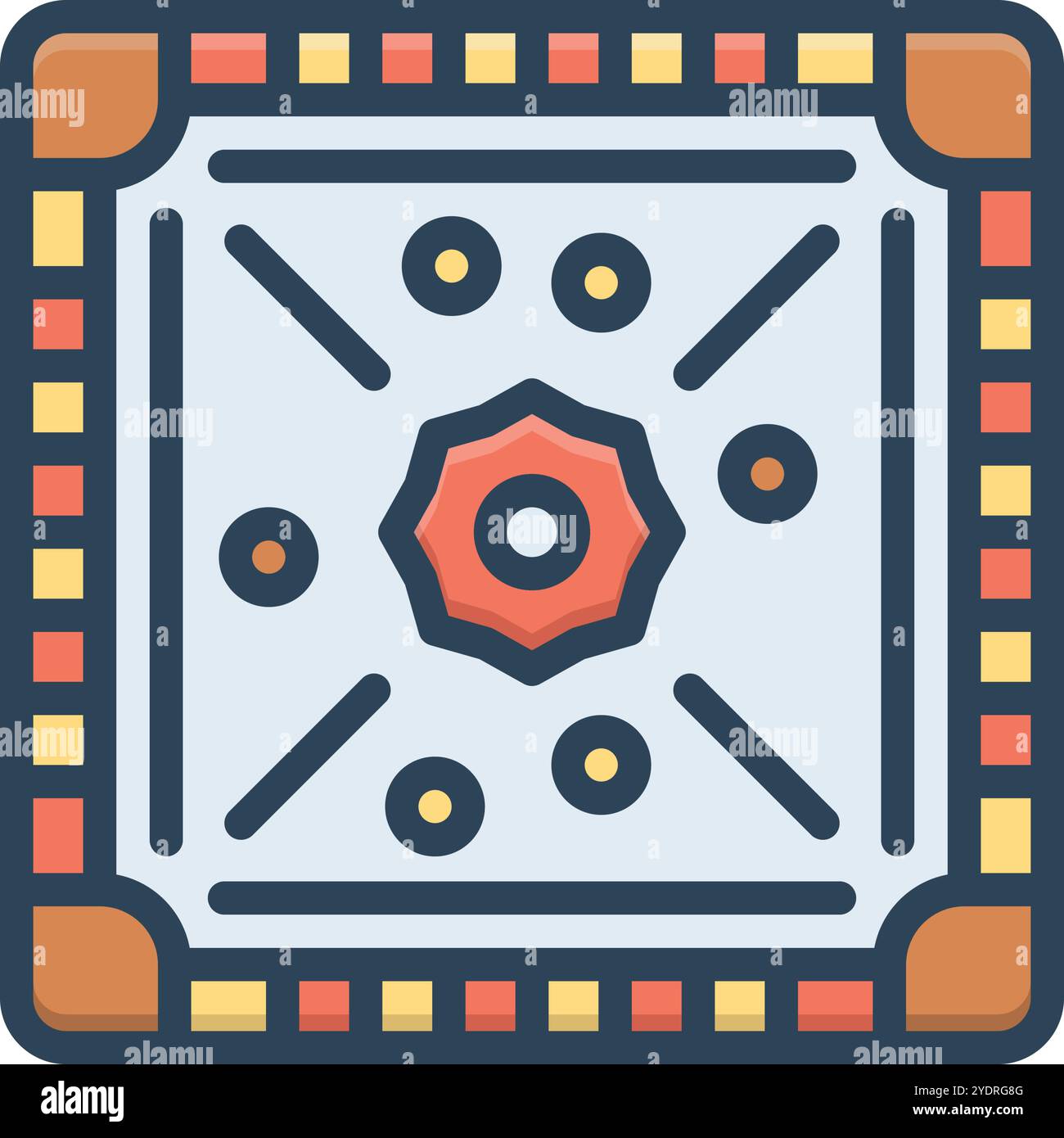 Carrom game Stock Vector Images - Alamy