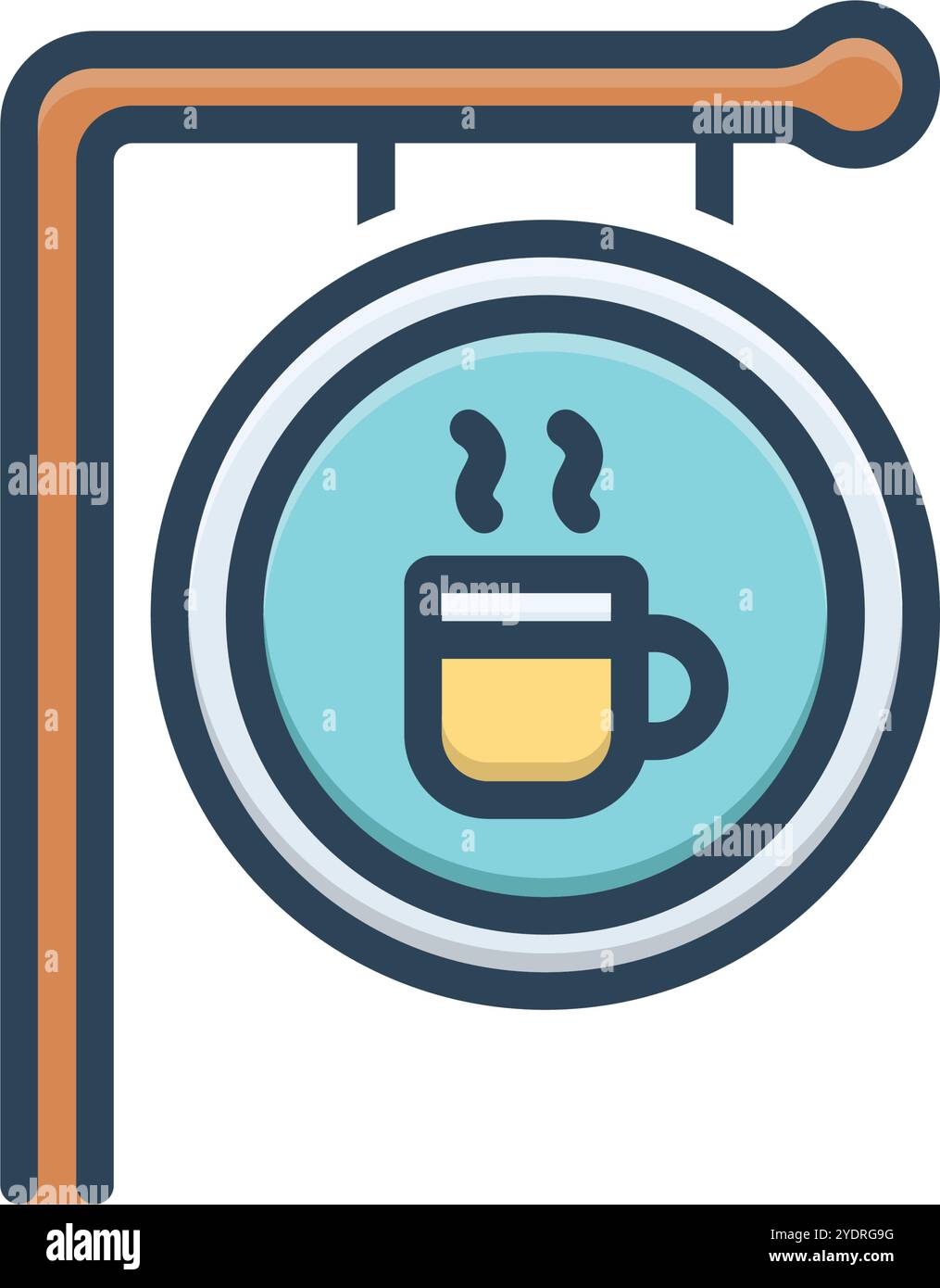 Coffee shop signboard icon Stock Vector Images - Alamy