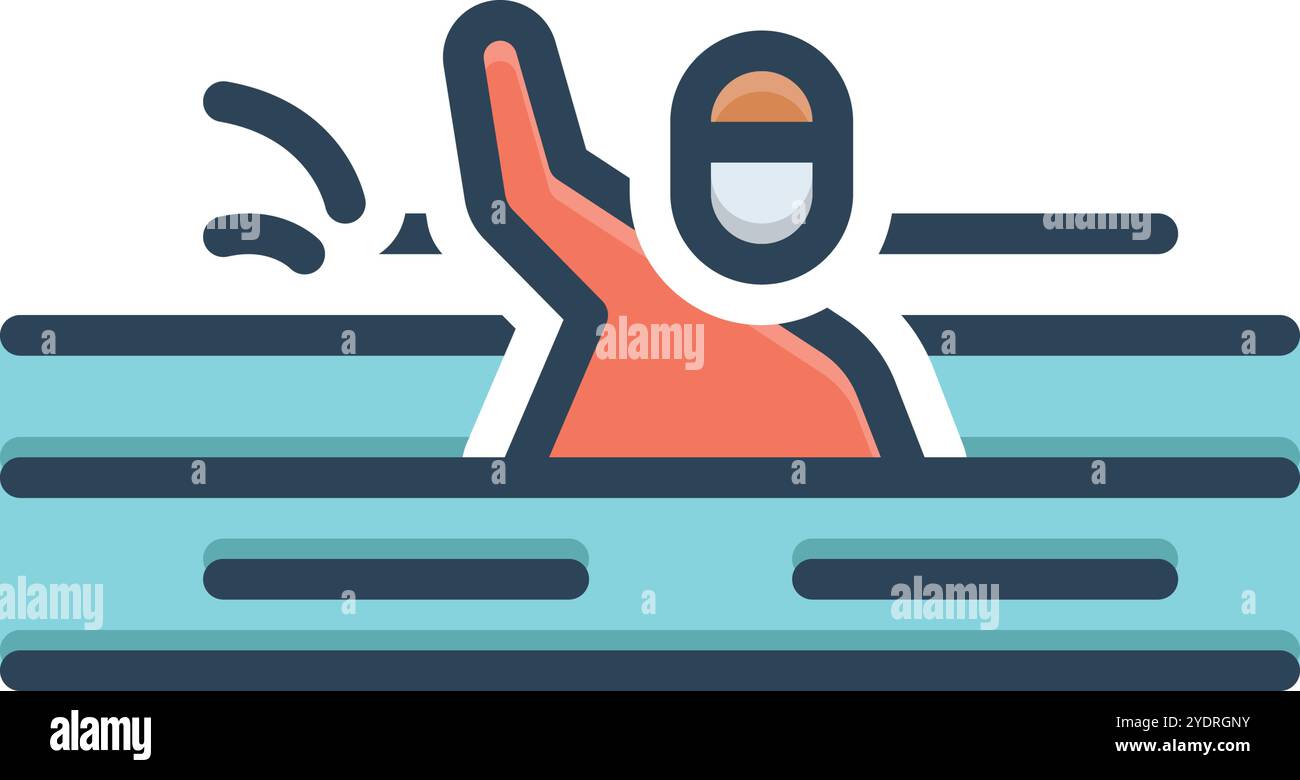 Swimming pool depth sign Cut Out Stock Images & Pictures - Alamy