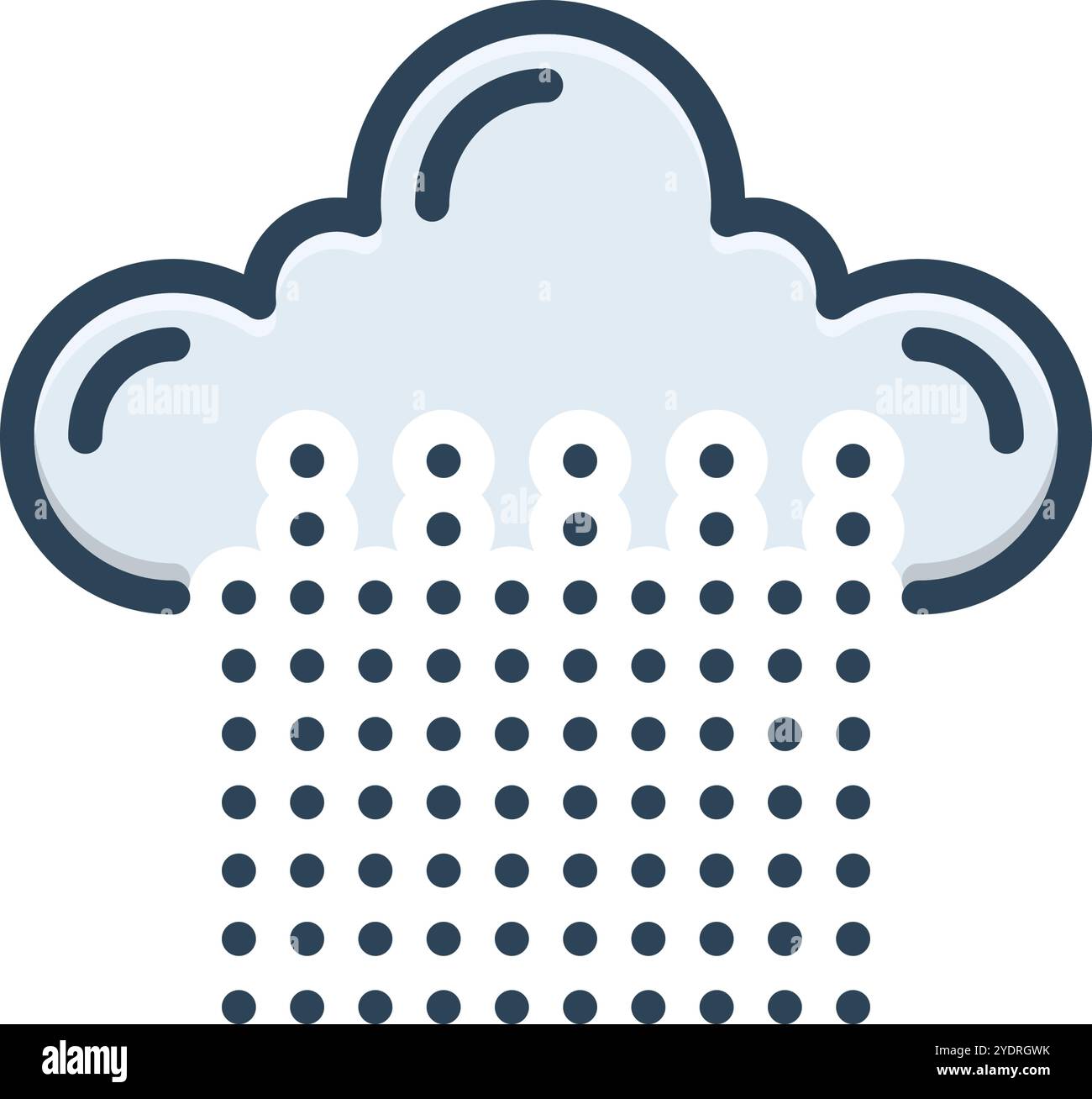 Heavy shower of rain Stock Vector Images - Alamy