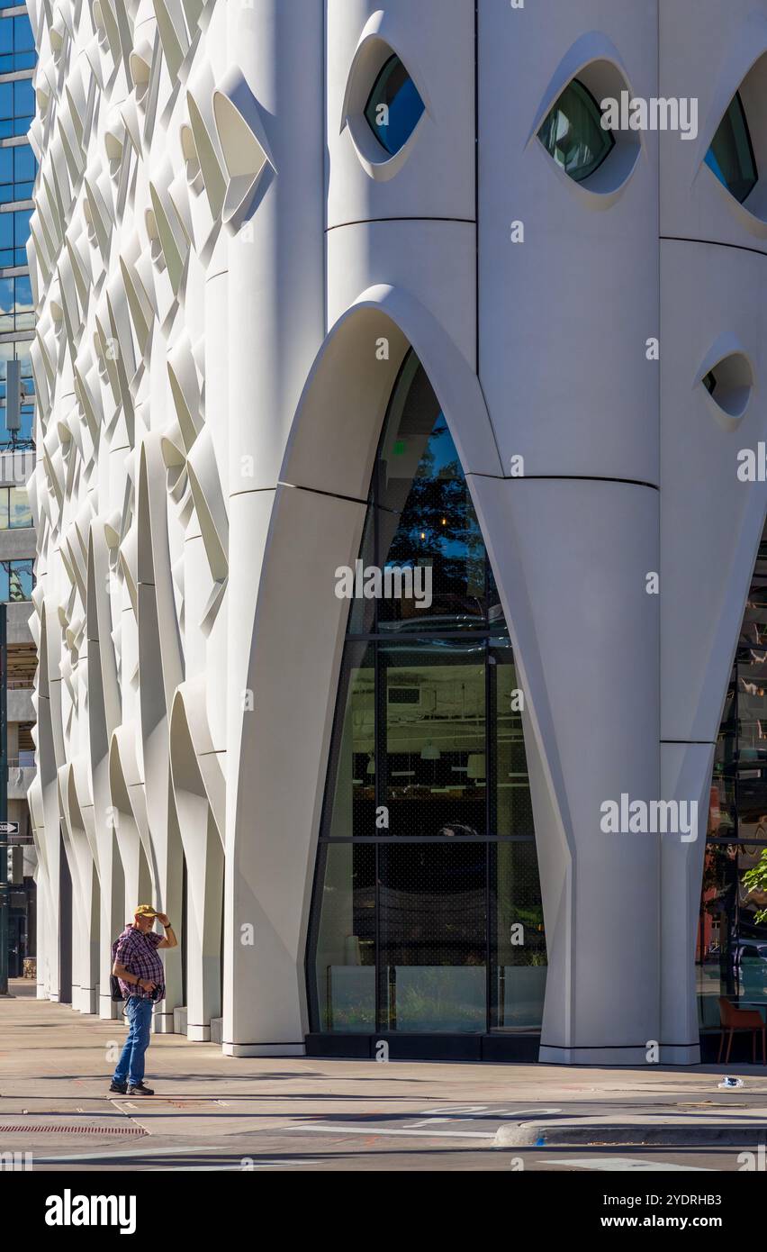 Denver, Colorado - October 26, 2024: Denver Cityscape with the view of the newly constructed ...