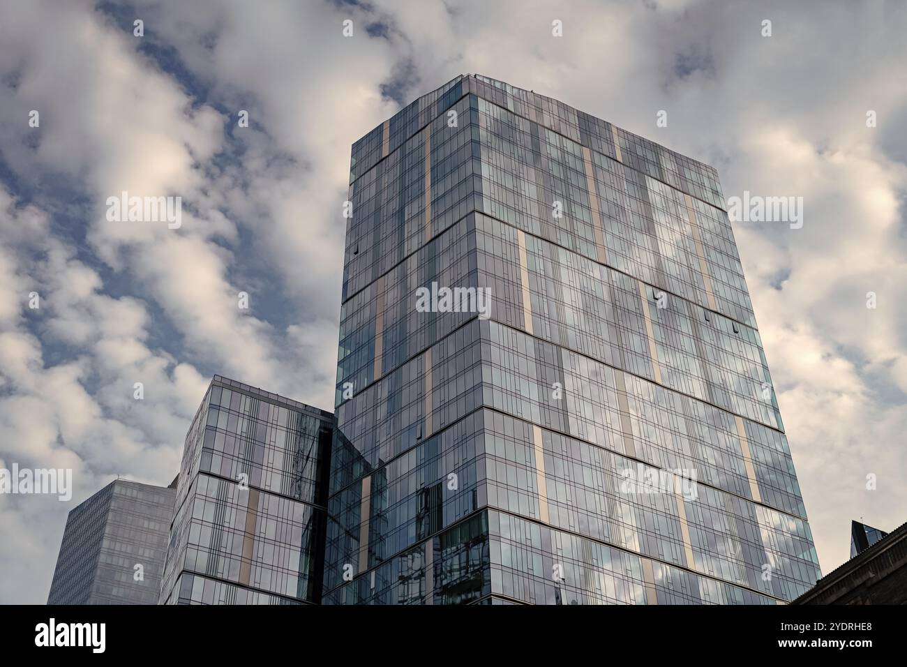 City downtown with skyscraper. Office building in business district ...