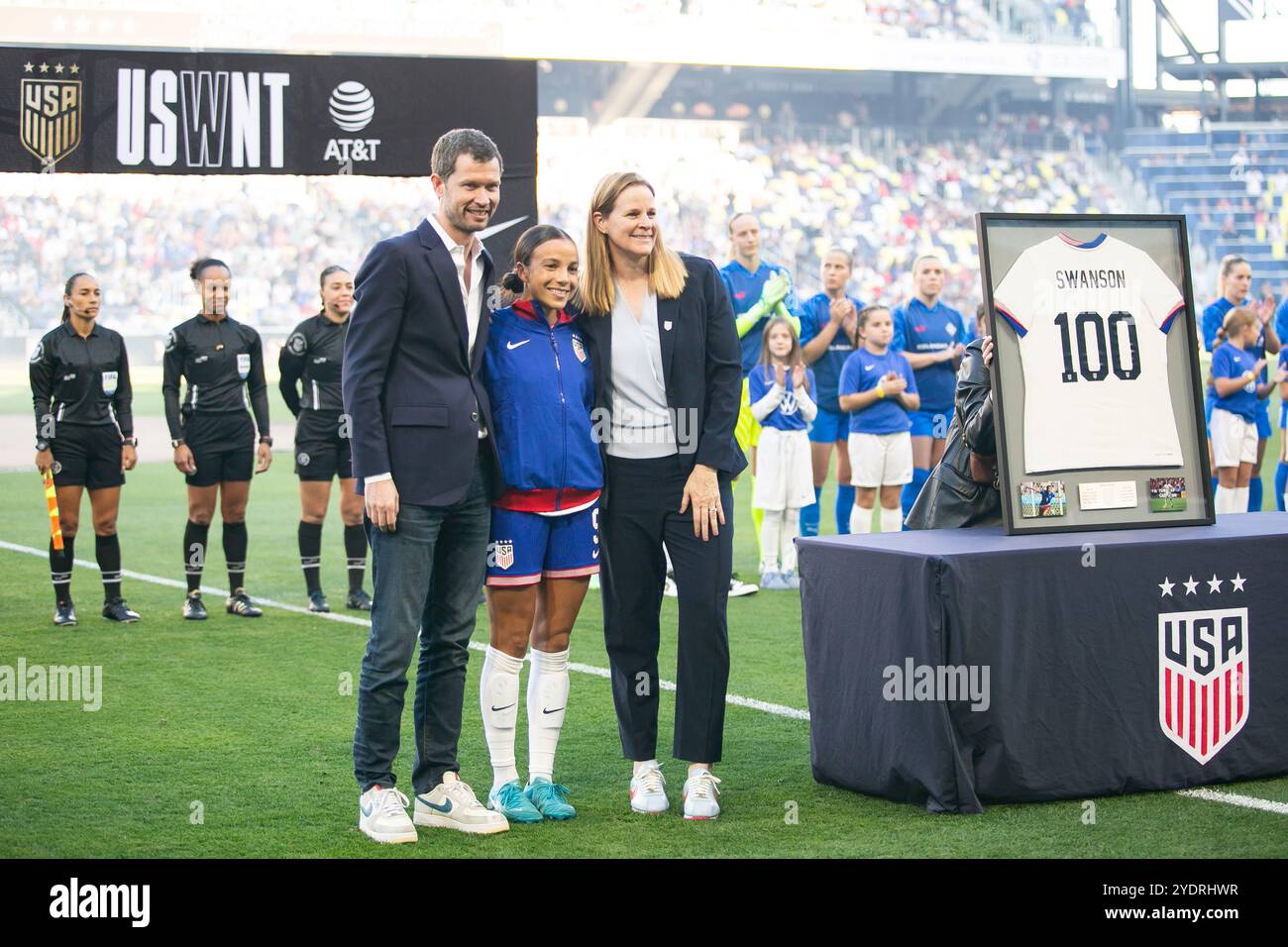 Nashville, Tennessee, USA. 27th October, 2024. U.S. Soccer CEO JT ...