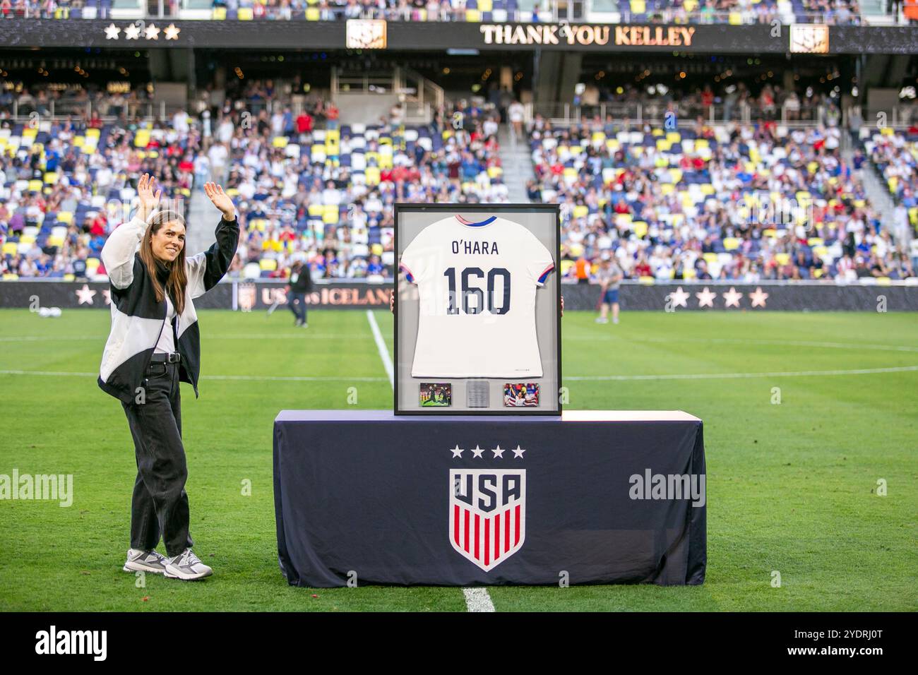 Nashville, Tennessee, USA. 27th October, 2024. Kelley O’Hara of the ...