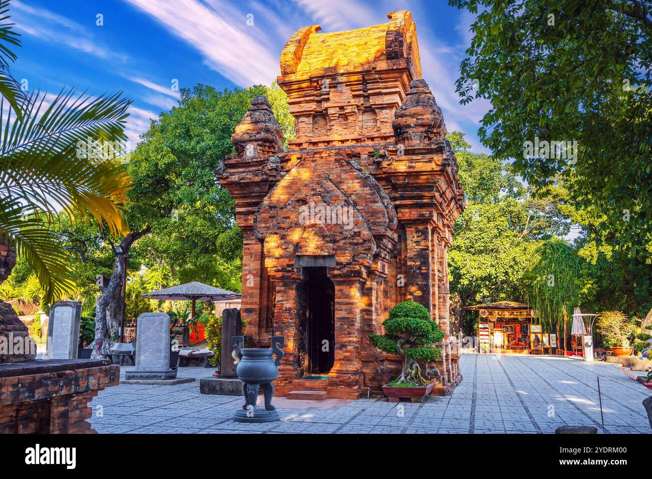 Ancient landmark of Po Nagar Cham Towers in Nha Trang in Vietnam ...