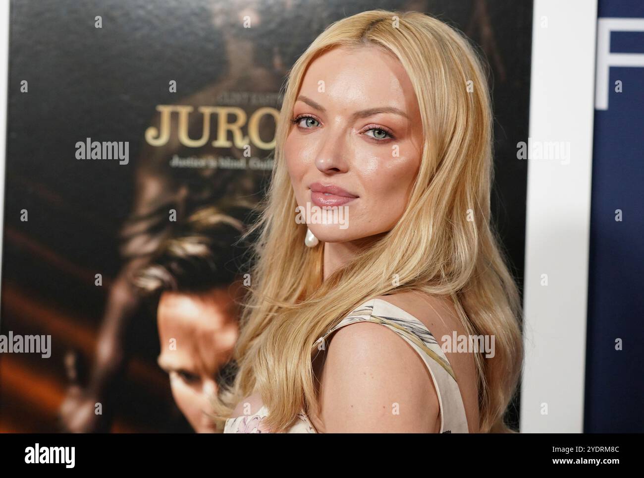 Francesca Eastwood arrives at the AFI Fest premiere of "Juror #2" on ...
