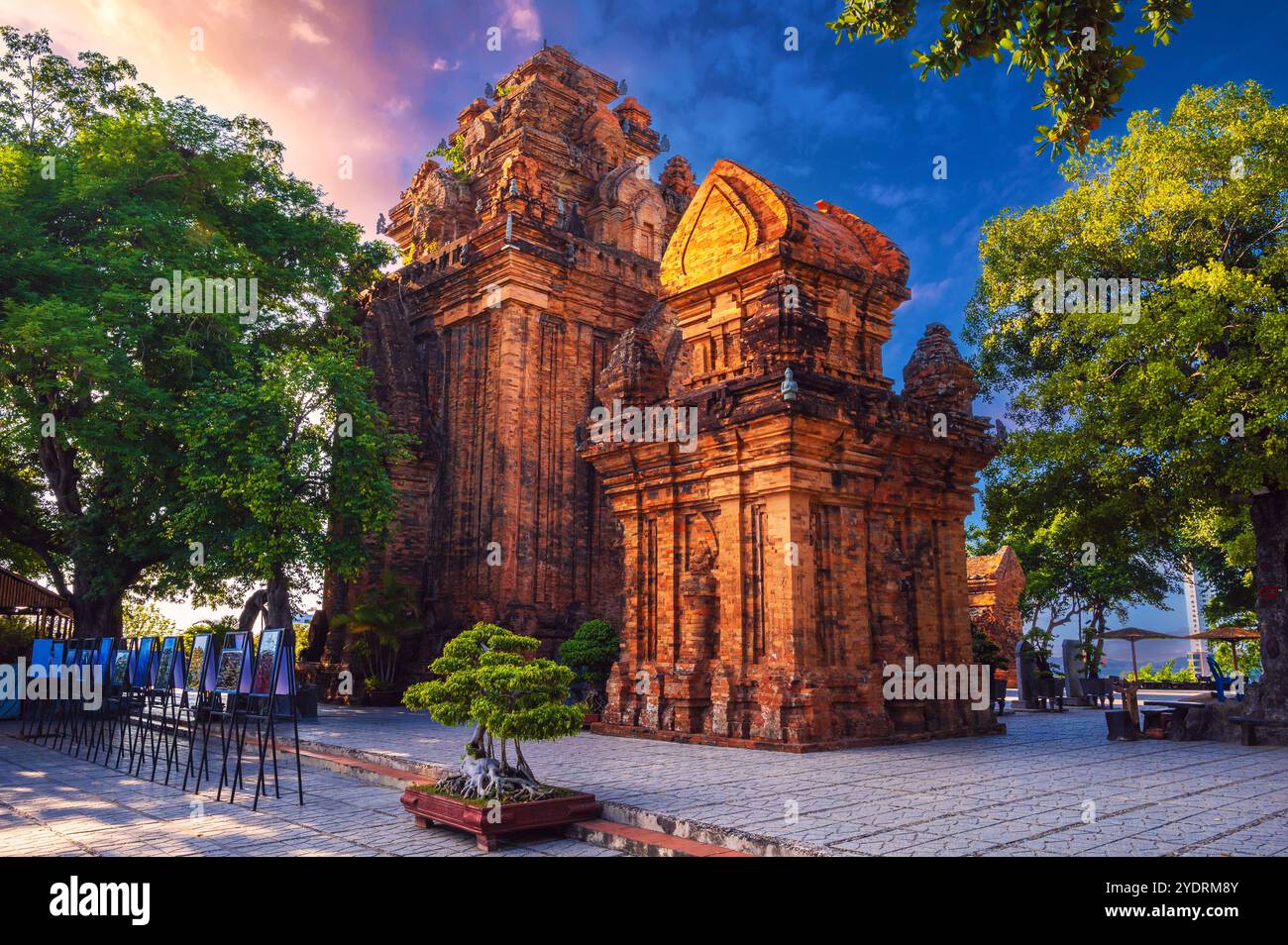 Ancient landmark of Po Nagar Cham Towers in Nha Trang in Vietnam ...