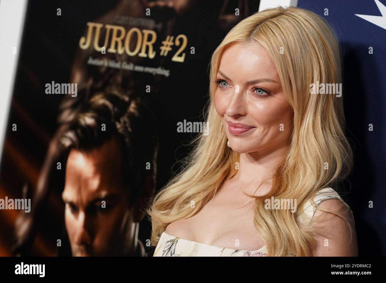 Francesca Eastwood arrives at the AFI Fest premiere of "Juror #2" on ...