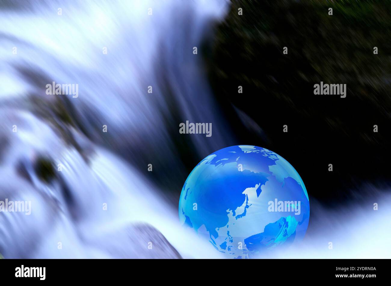 Stream and earth Stock Photo - Alamy