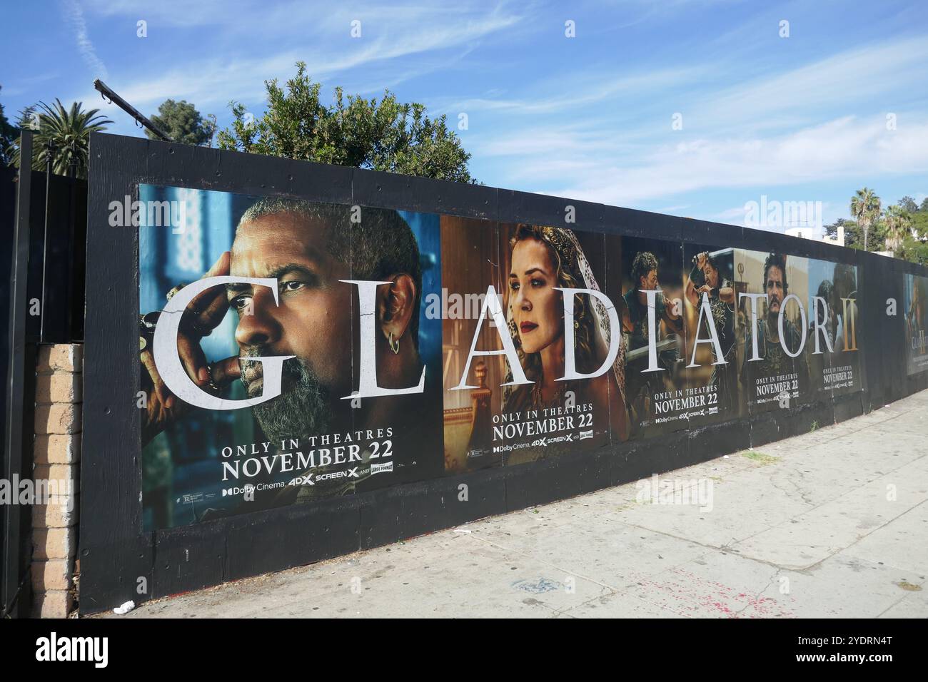 Los angeles billboards gladiator ii hi-res stock photography and images ...