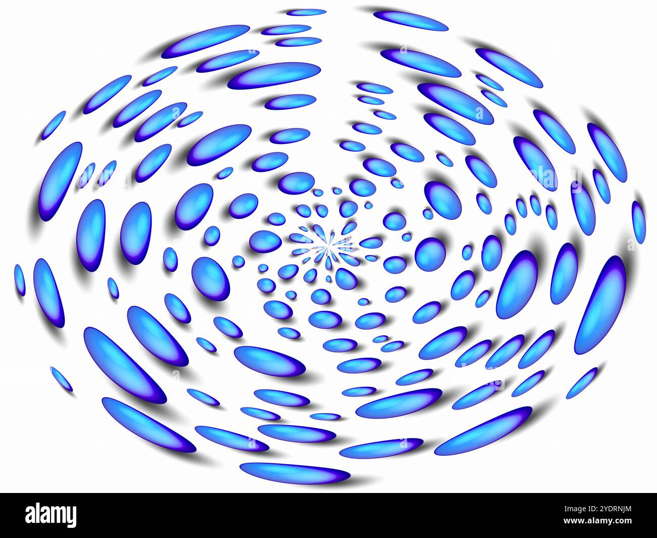Blue rotation water Cut Out Stock Images & Pictures - Alamy