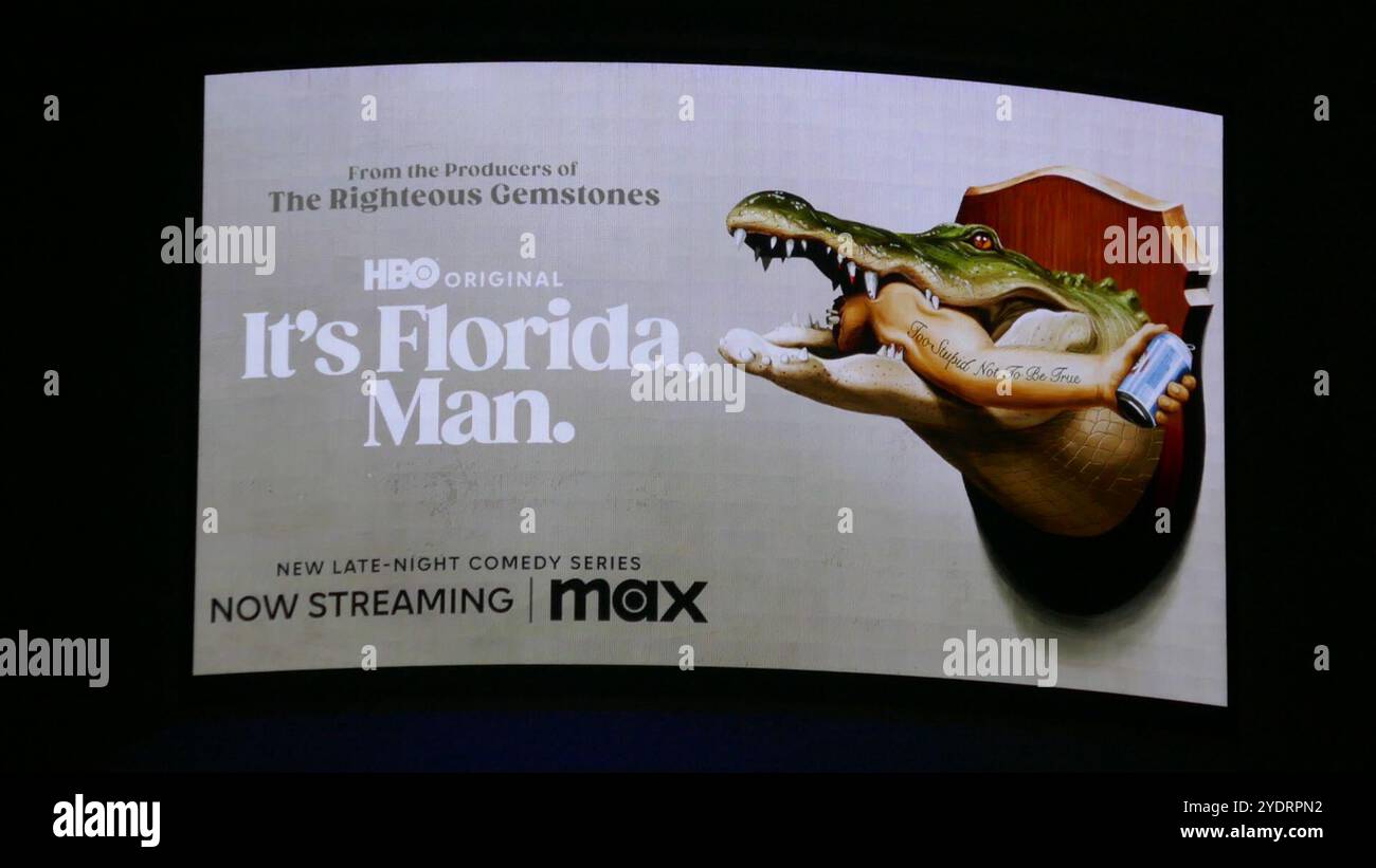 Los Angeles, California, USA 26th October 2024 ItÕs Florida, Man HBO ...