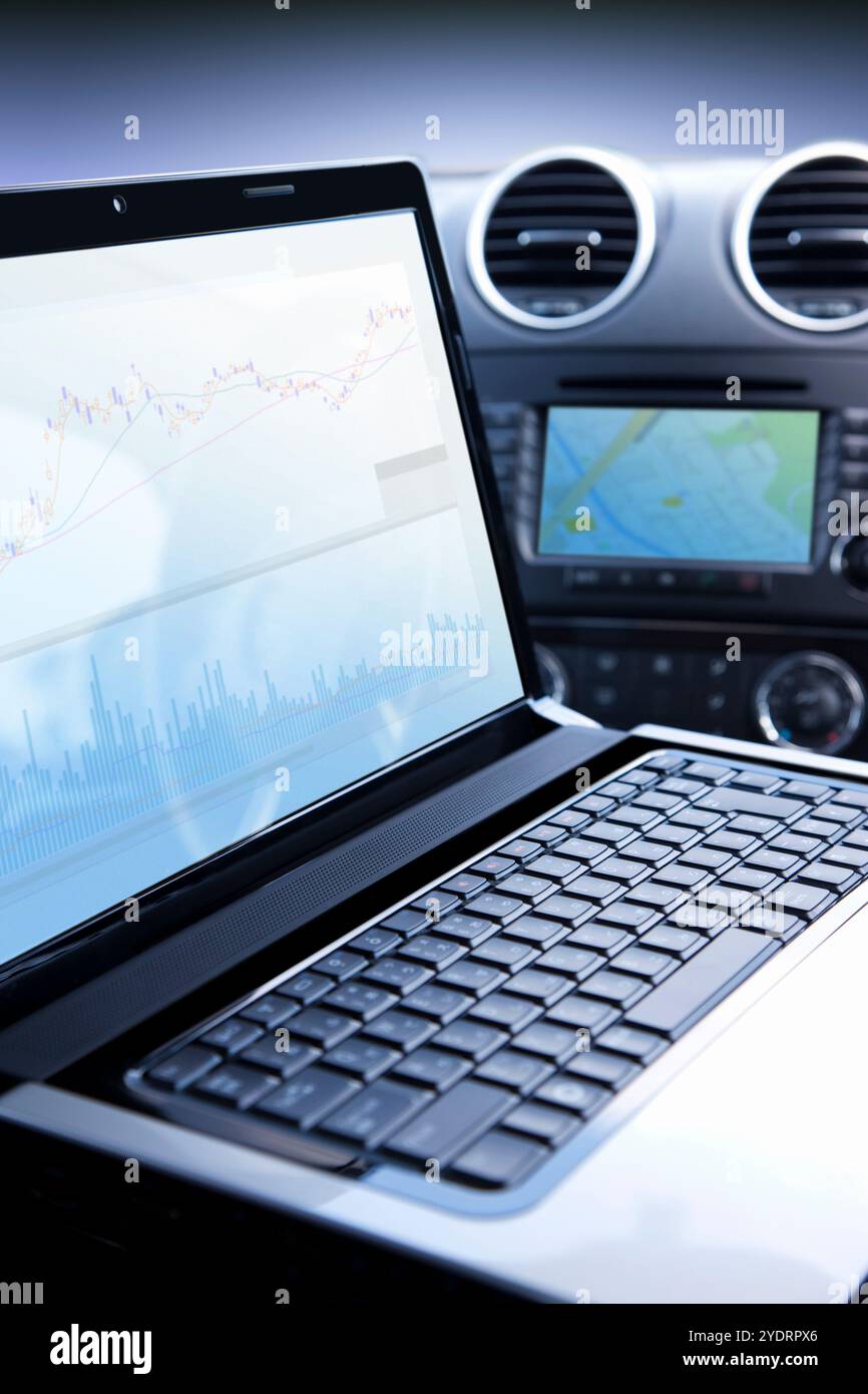 Car computer map hi-res stock photography and images - Alamy