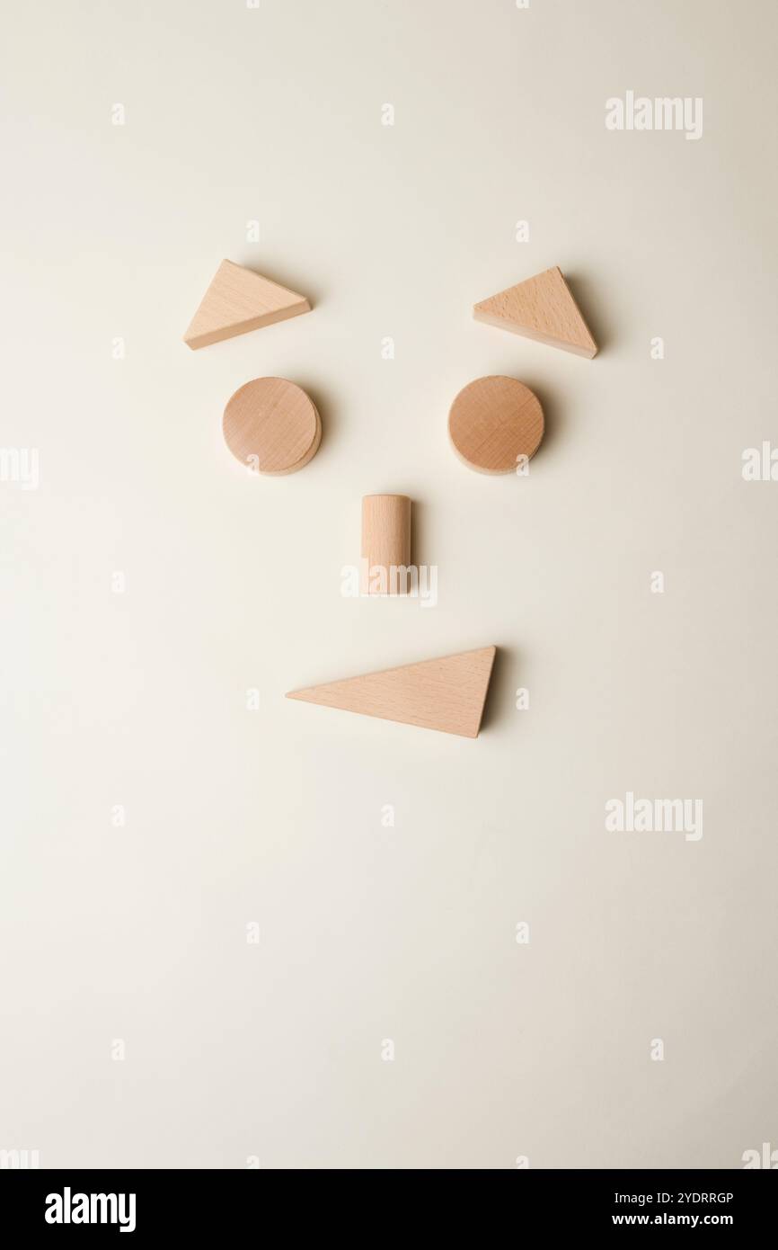 Face made of blocks hi-res stock photography and images - Alamy