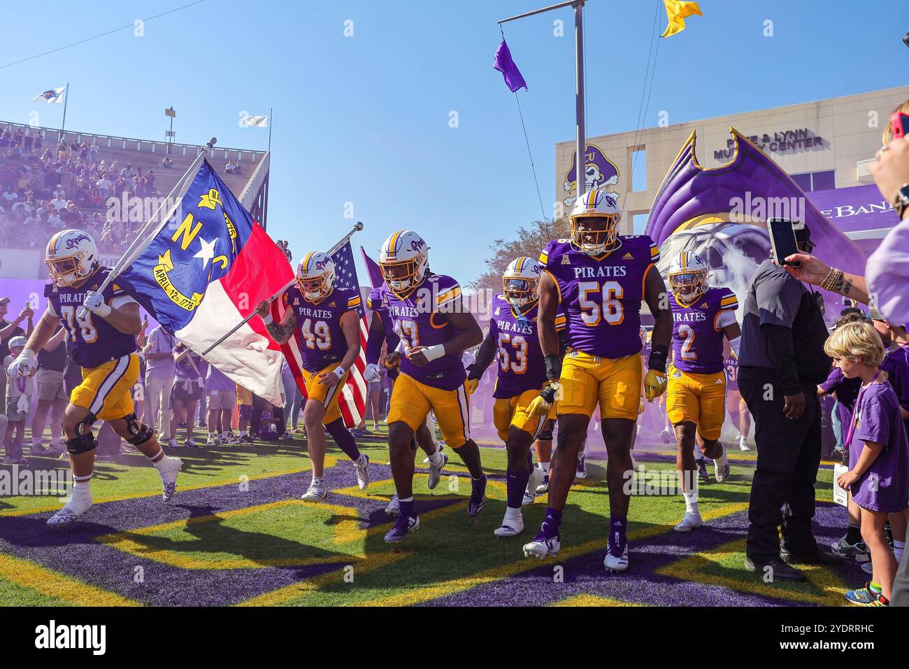 Greenville, North Carolina, USA. 26th Oct, 2024. East Carolina Pirates ...