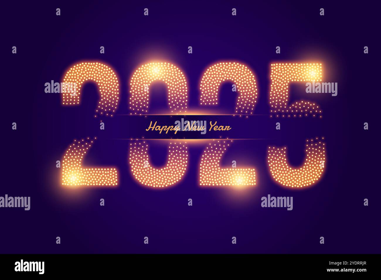 golden sparkle 2025 new year festive background vector Stock Vector ...