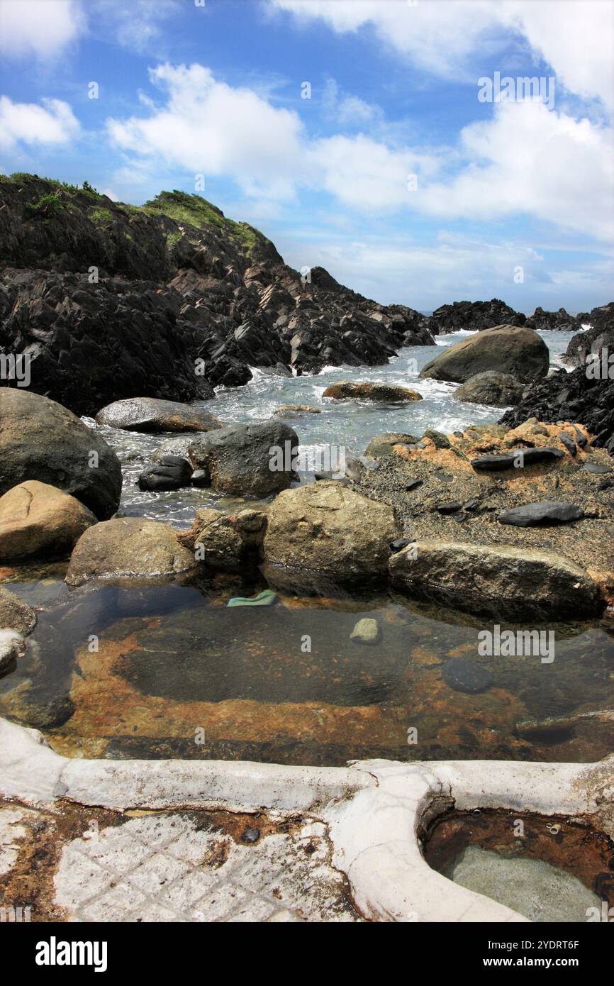 Hiranai undersea hot spring hi-res stock photography and images - Alamy