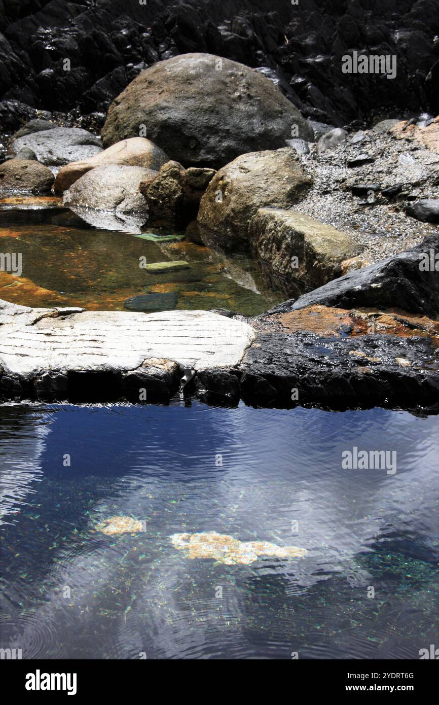 Hiranai Kainaka Onsen (hot springs in the sea Stock Photo - Alamy