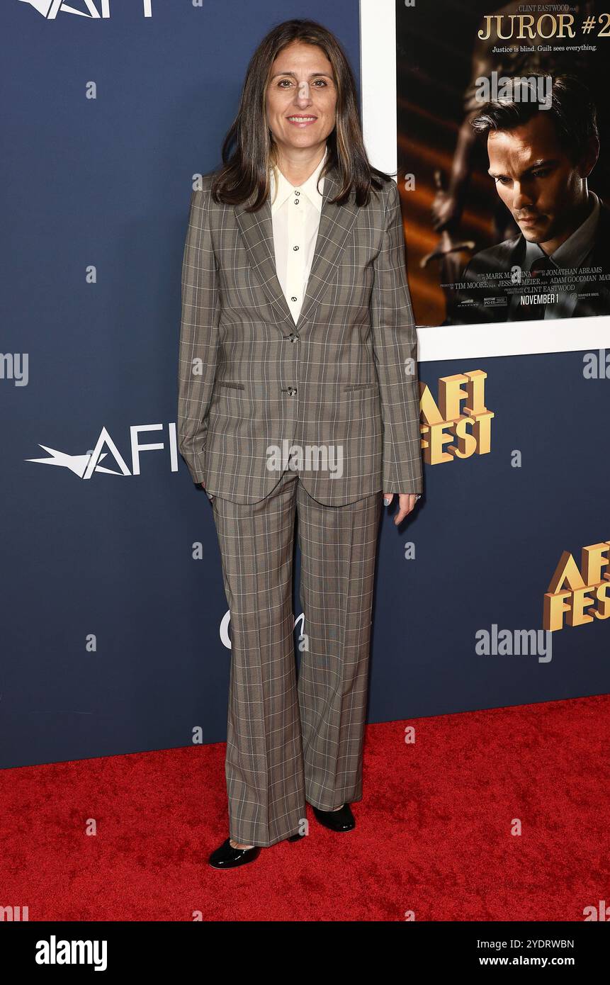 Hollywood, USA. 27th Oct, 2024. Pam Abdy arrives at The AFI Fest World ...