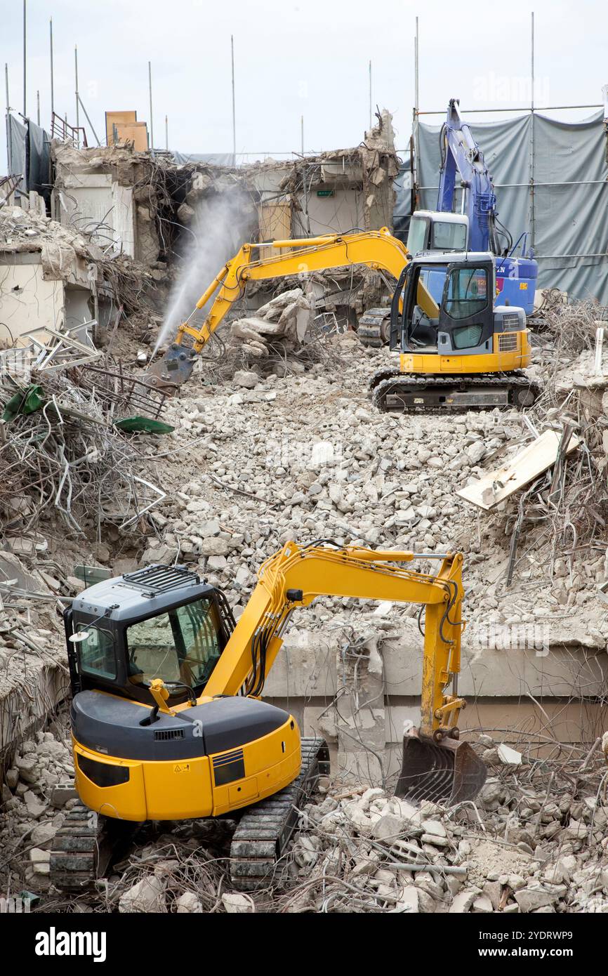Building demolition site Stock Photo - Alamy