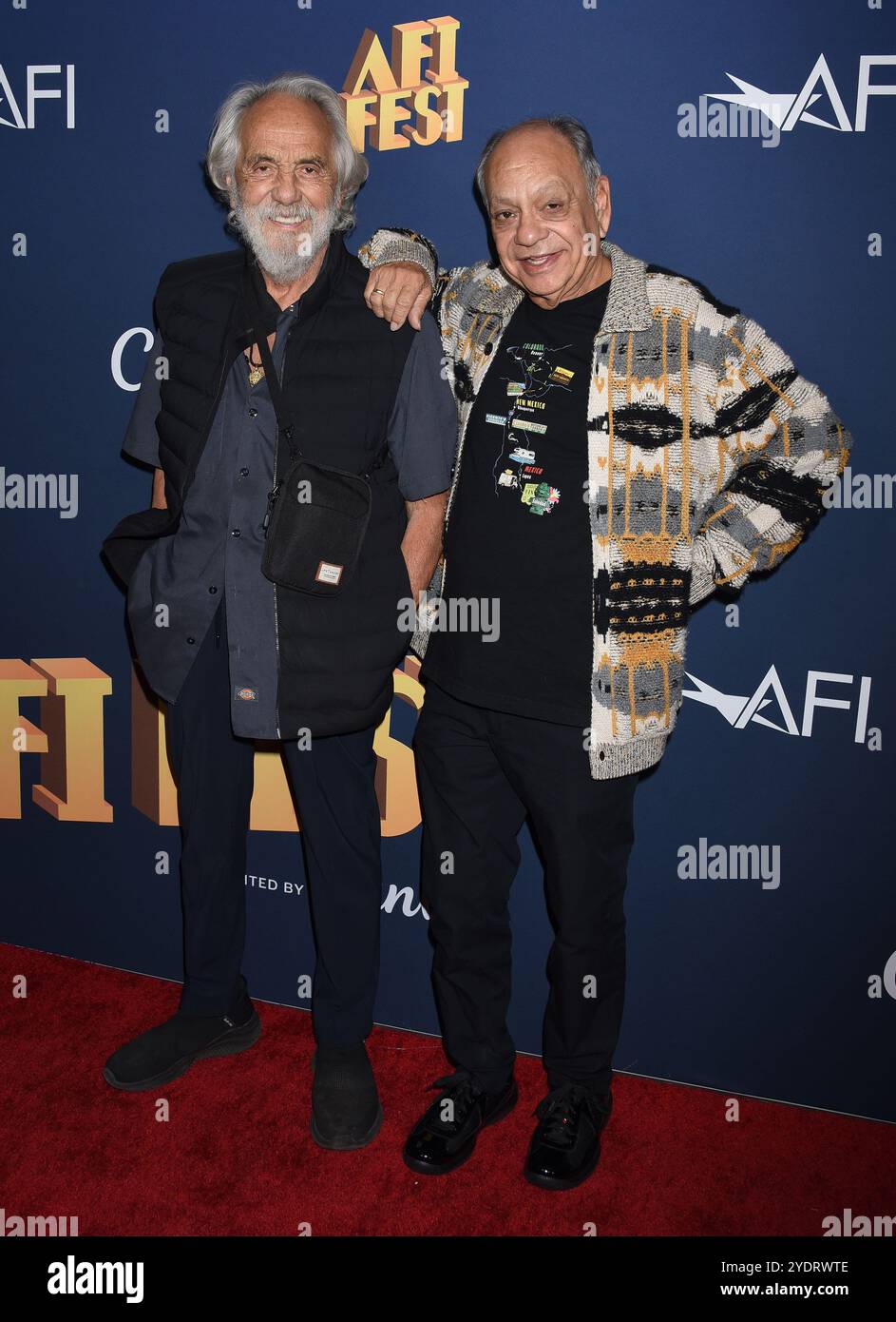 Hollywood, USA. 27th Oct, 2024. Tommy Chong and Cheech Marin arriving ...