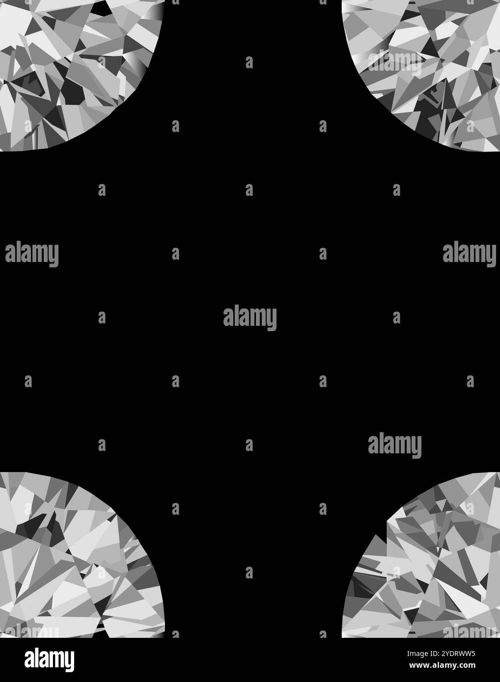 Diamond material Black and White Stock Photos & Images - Alamy