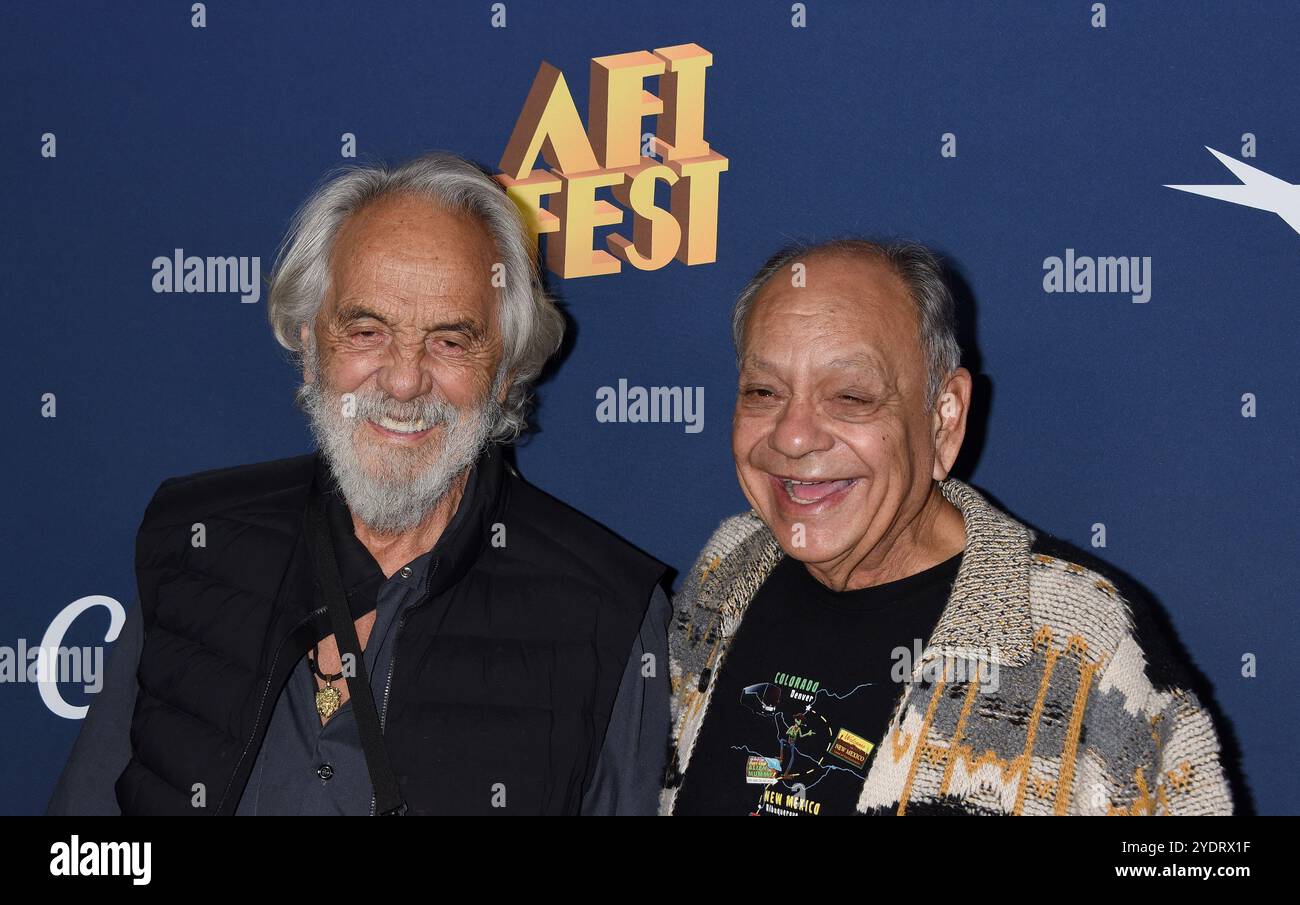 Hollywood, USA. 27th Oct, 2024. Tommy Chong and Cheech Marin arriving ...