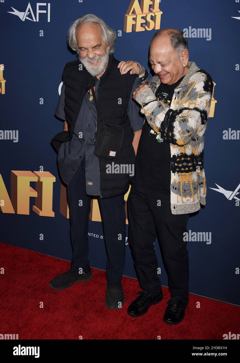 Hollywood, USA. 27th Oct, 2024. Tommy Chong and Cheech Marin arriving ...