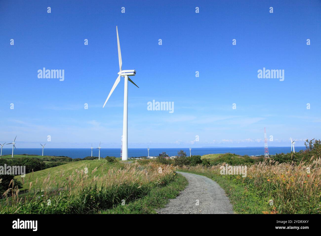 Wind turbines for wind power generation Stock Photo - Alamy