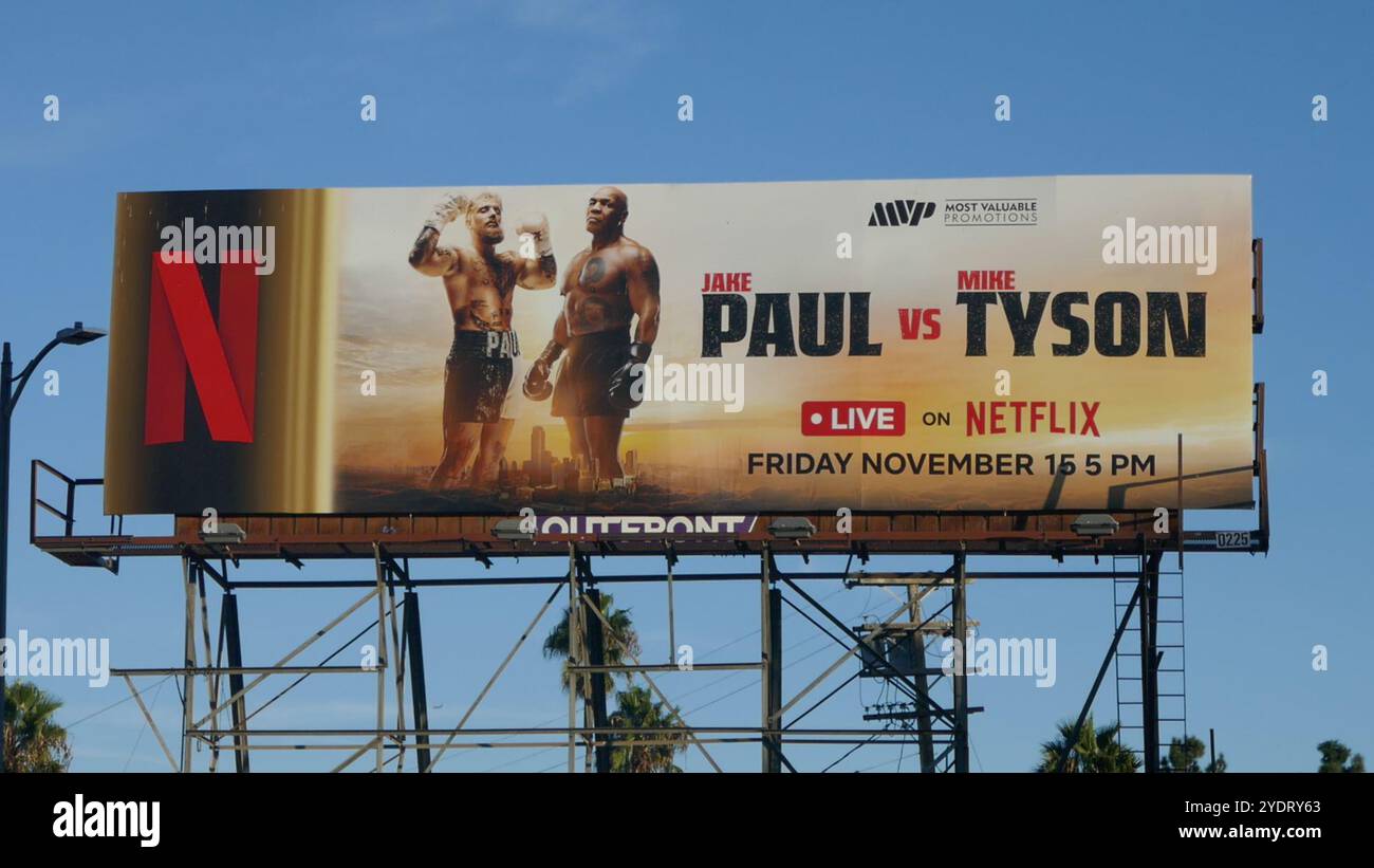 Los Angeles, California, USA 23rd October 2024 Jake Paul Vs. Mike Tyson ...