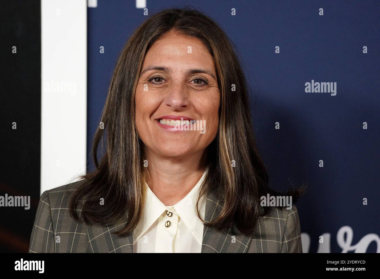 Pamela Abdy arrives at the AFI Fest premiere of "Juror #2" on Sunday ...