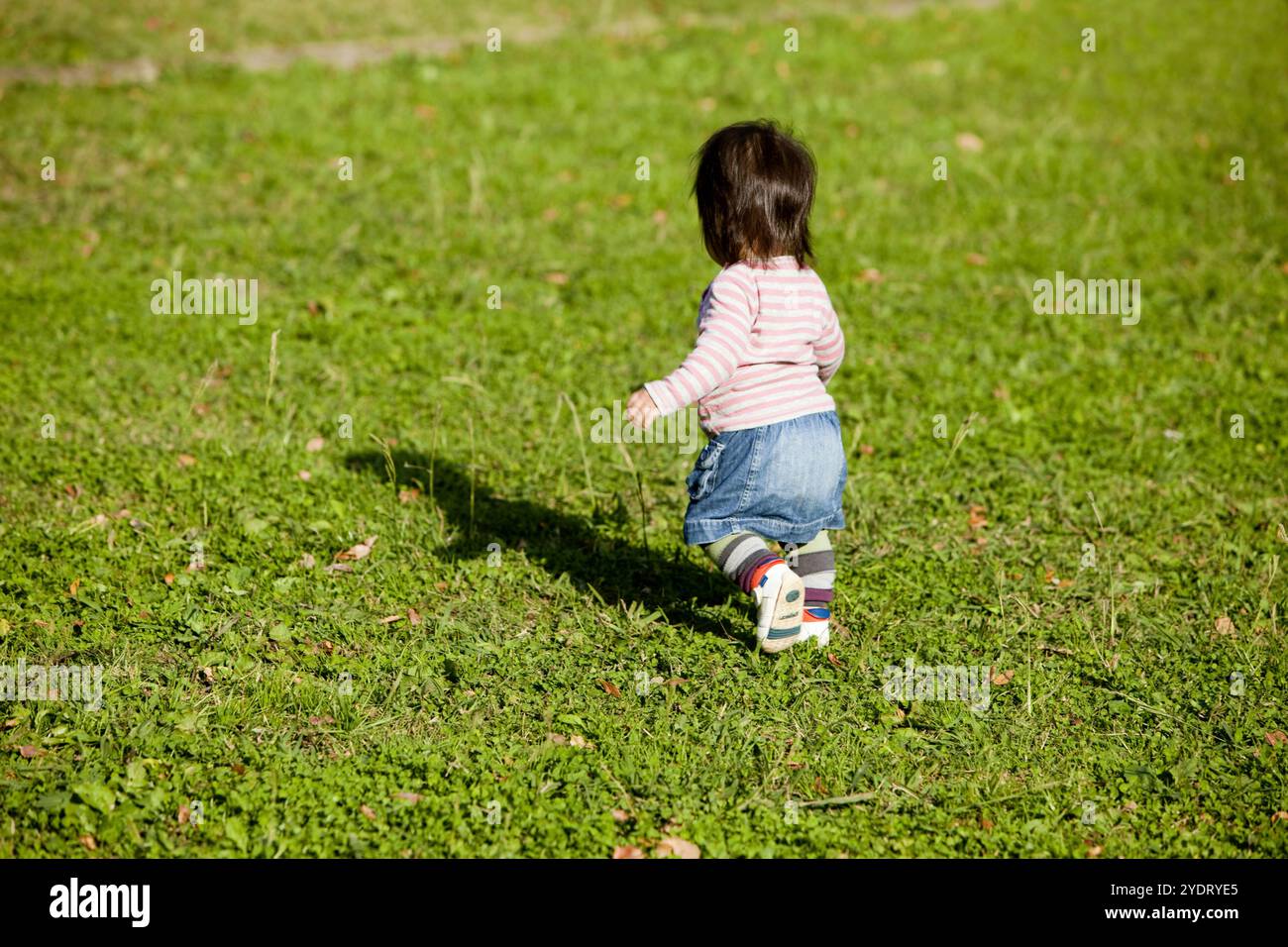 Little girl back view Stock Photo - Alamy