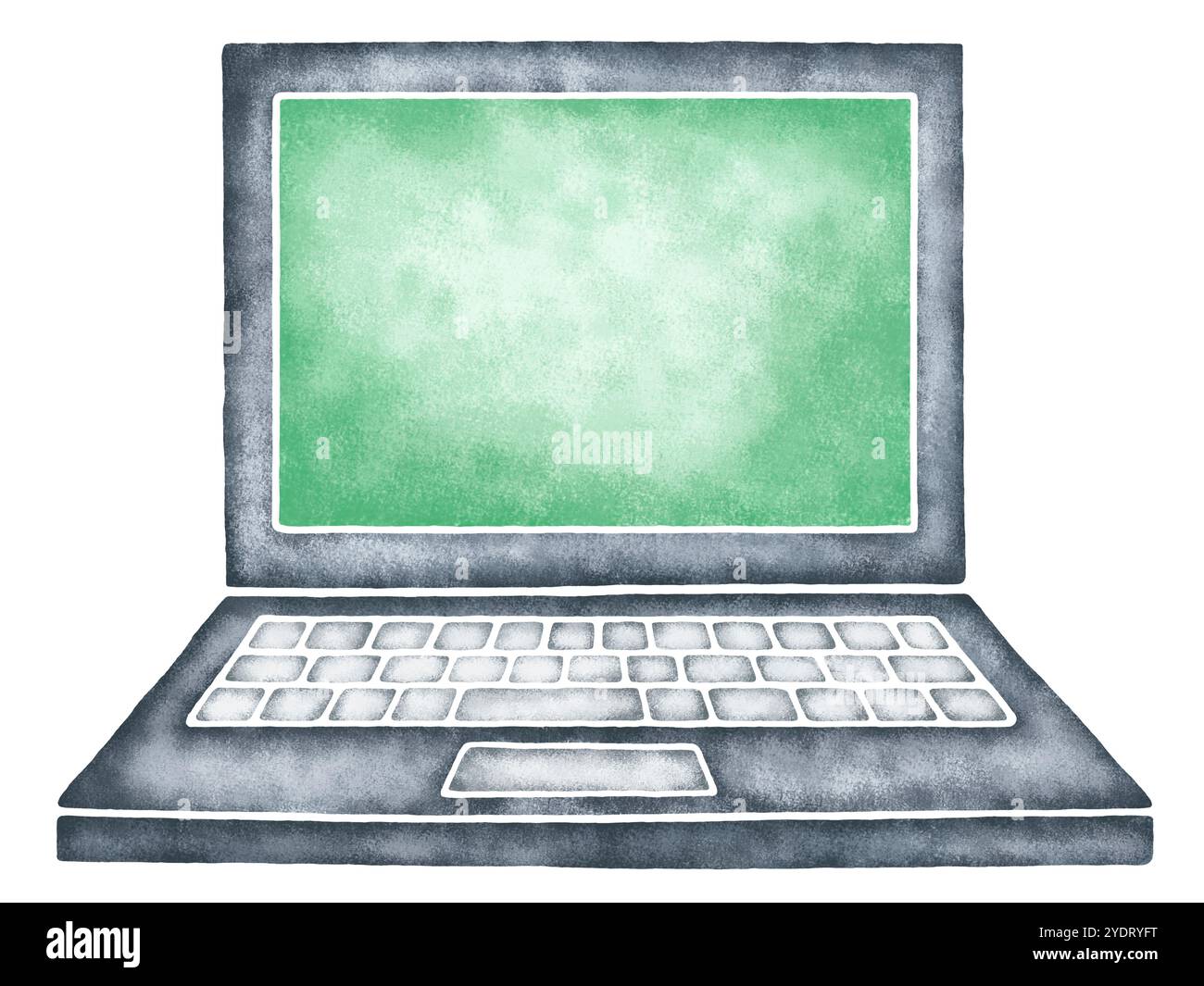 Work desk computer Cut Out Stock Images & Pictures - Alamy