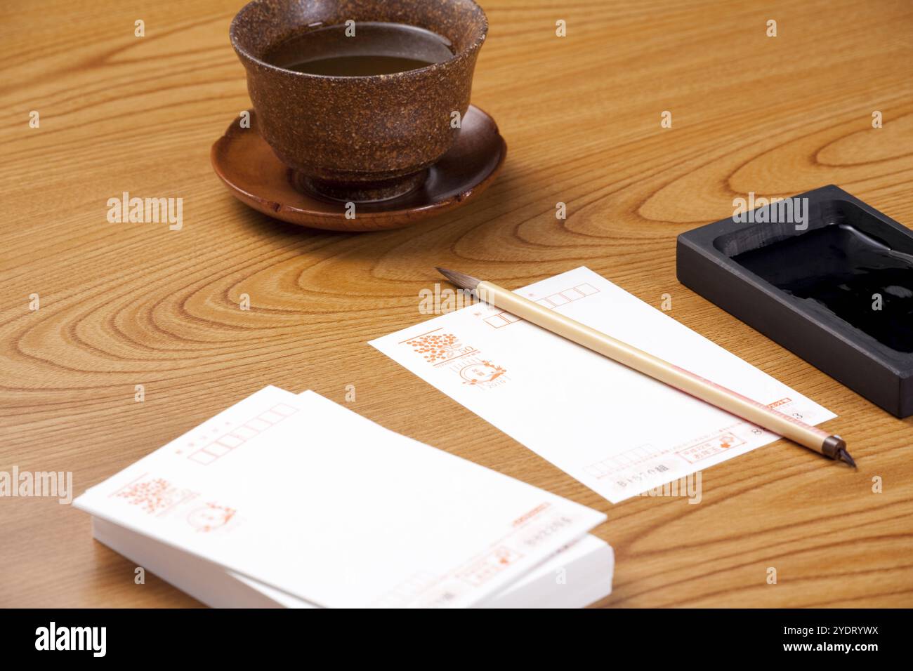 Nengajo (New Year's greeting card Stock Photo - Alamy