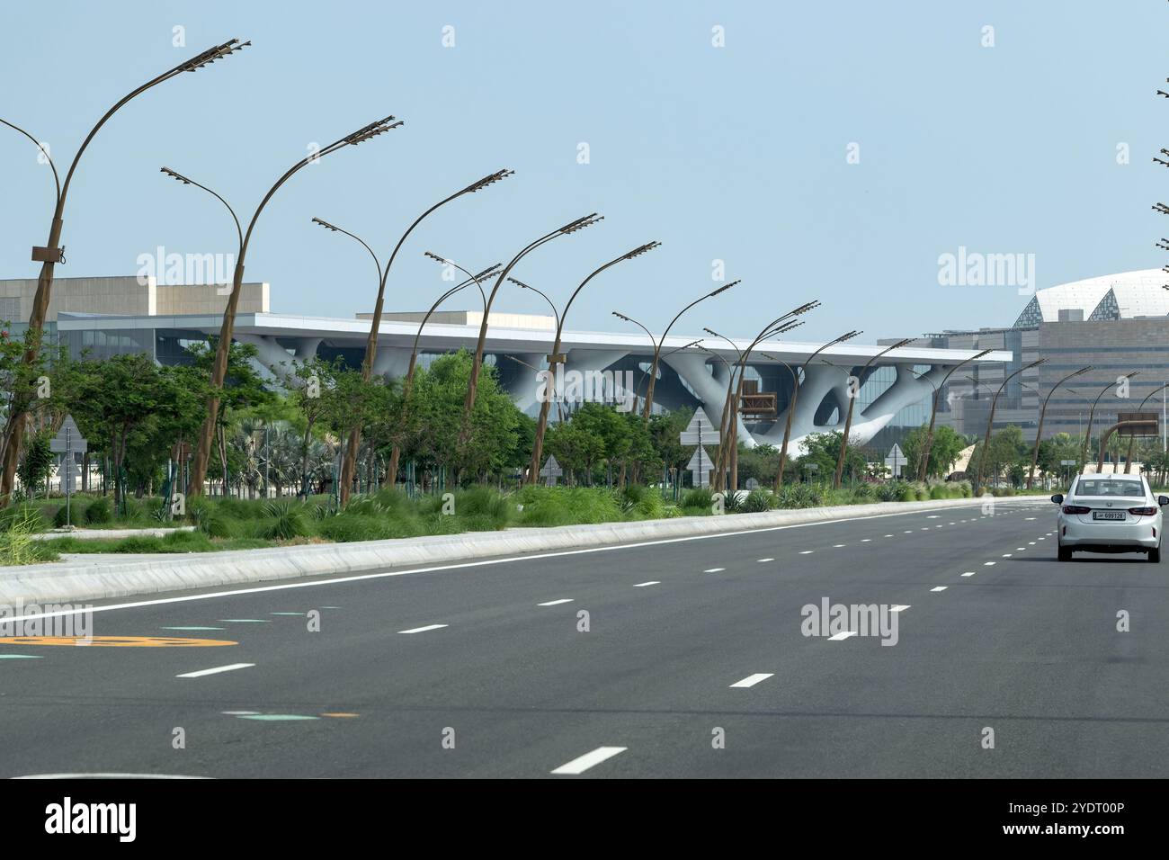 Qatar National Convention Centre in Doha. QNCC Building Stock Photo - Alamy