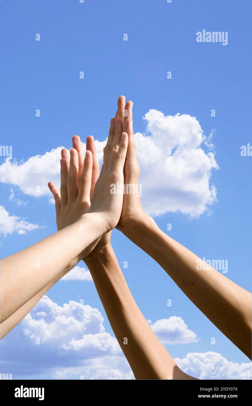 High handshake hi-res stock photography and images - Alamy