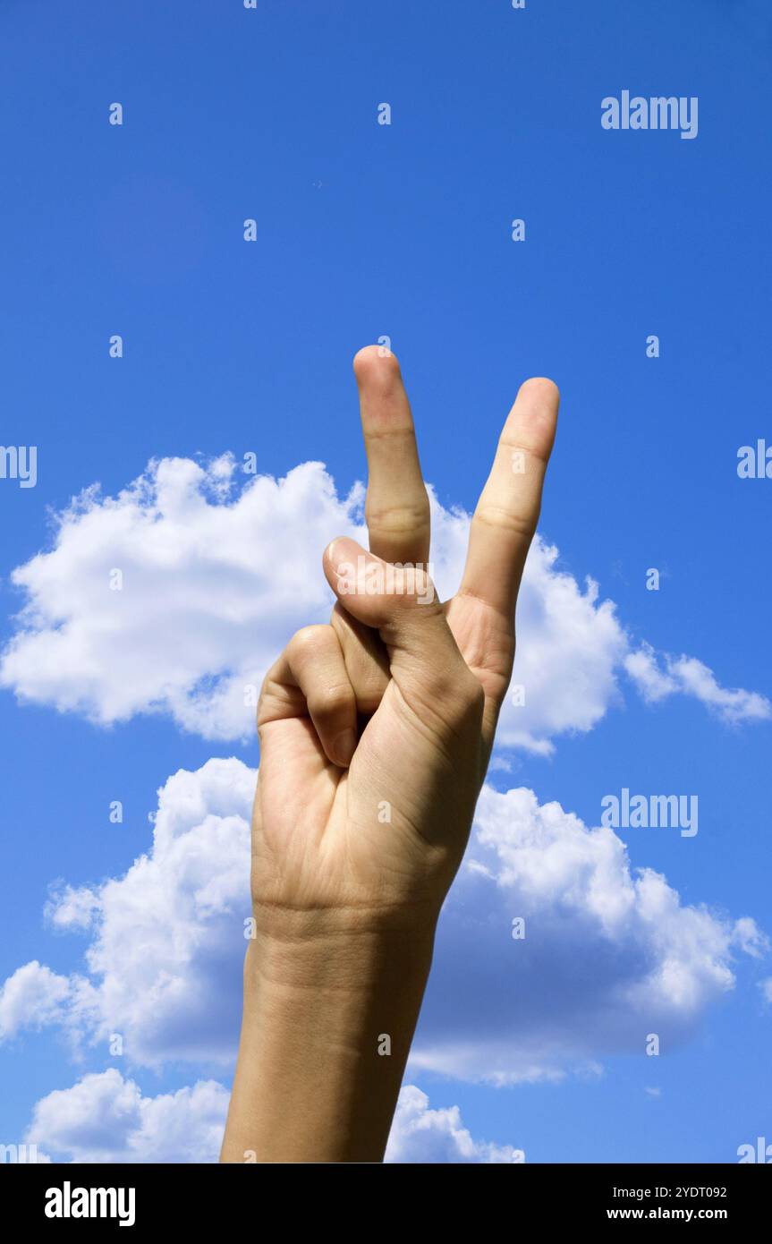 V sign hi-res stock photography and images - Alamy