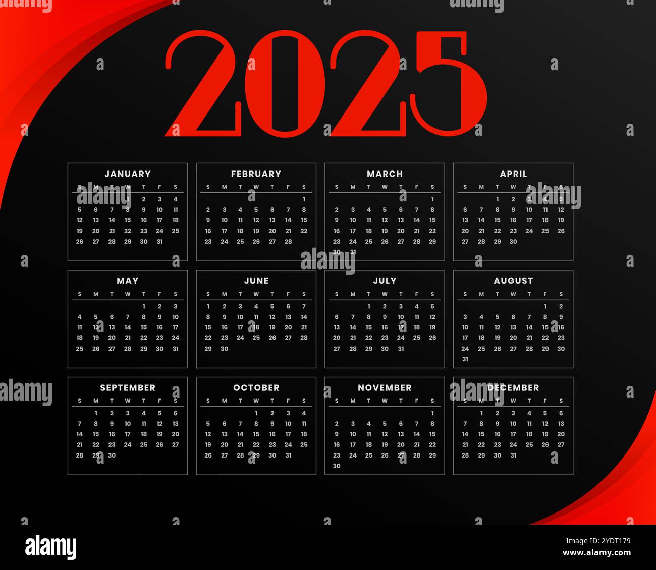 2026 full year calendar hi-res stock photography and images - Alamy