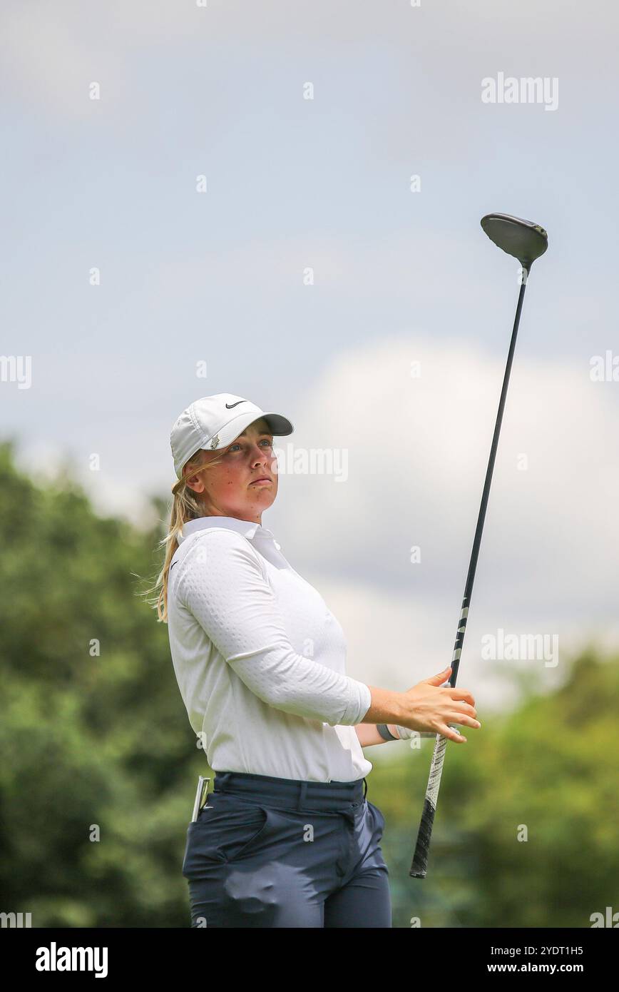 Kuala Lumpur, Malaysia. 27th Oct, 2024. Maja Stark of Sweden plays her ...