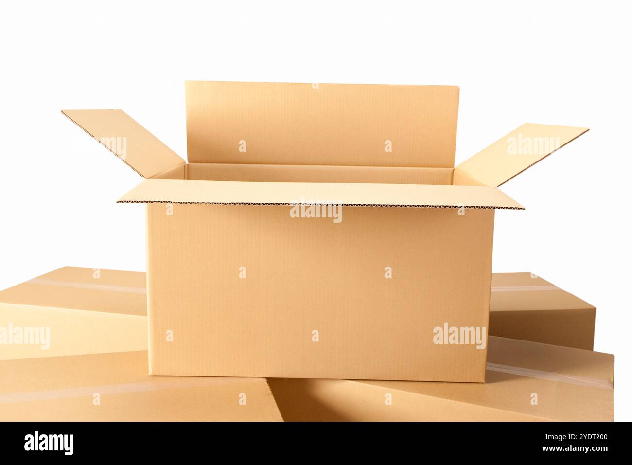 Stack of cardboard boxes Stock Photo - Alamy