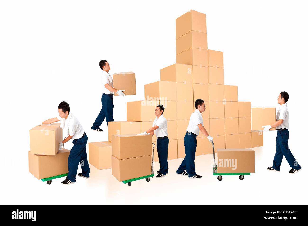 Worker in transport Stock Photo - Alamy