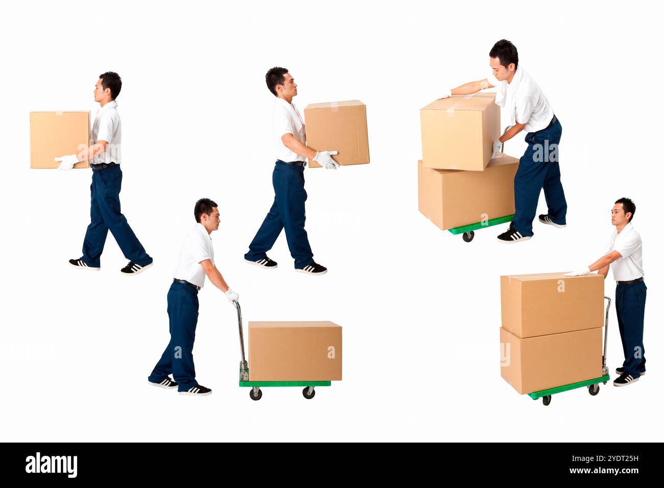 Worker in transport Stock Photo - Alamy