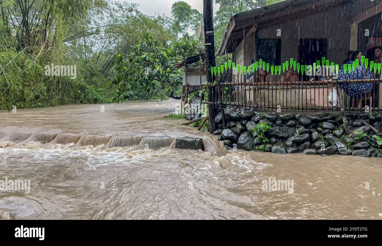 Laguna, Luzon, Philippines.Oct 25,2024: Severe Tropical Cyclone Trami ...