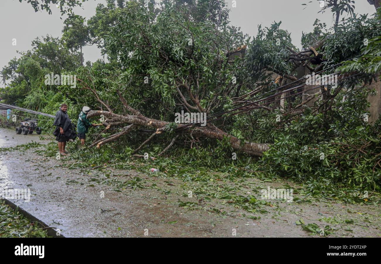 Laguna, Luzon, Philippines.Oct 26,2024: Severe Tropical Cyclone Trami ...
