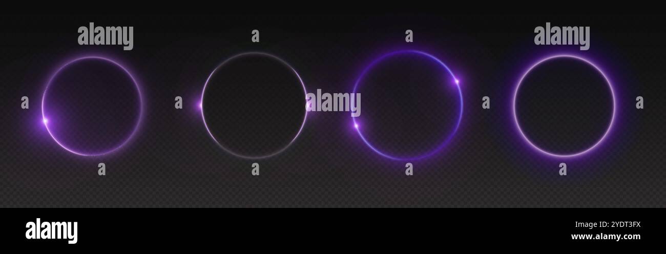 Solar eclipse circles showing moon covering sun on dark background ...