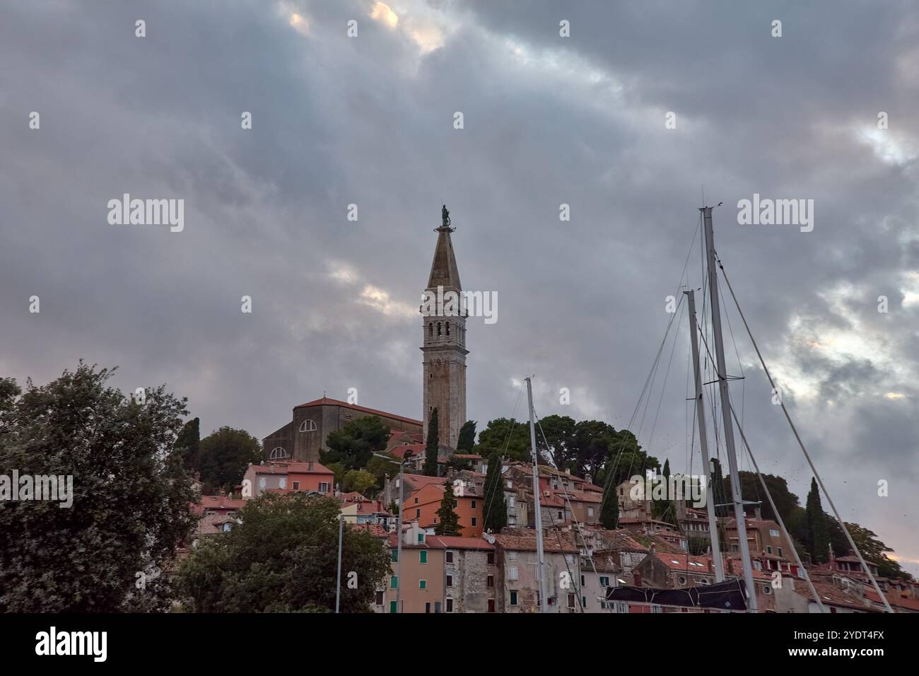 the medieval charm of Rovinj, a picturesque town in Istria, Croatia ...