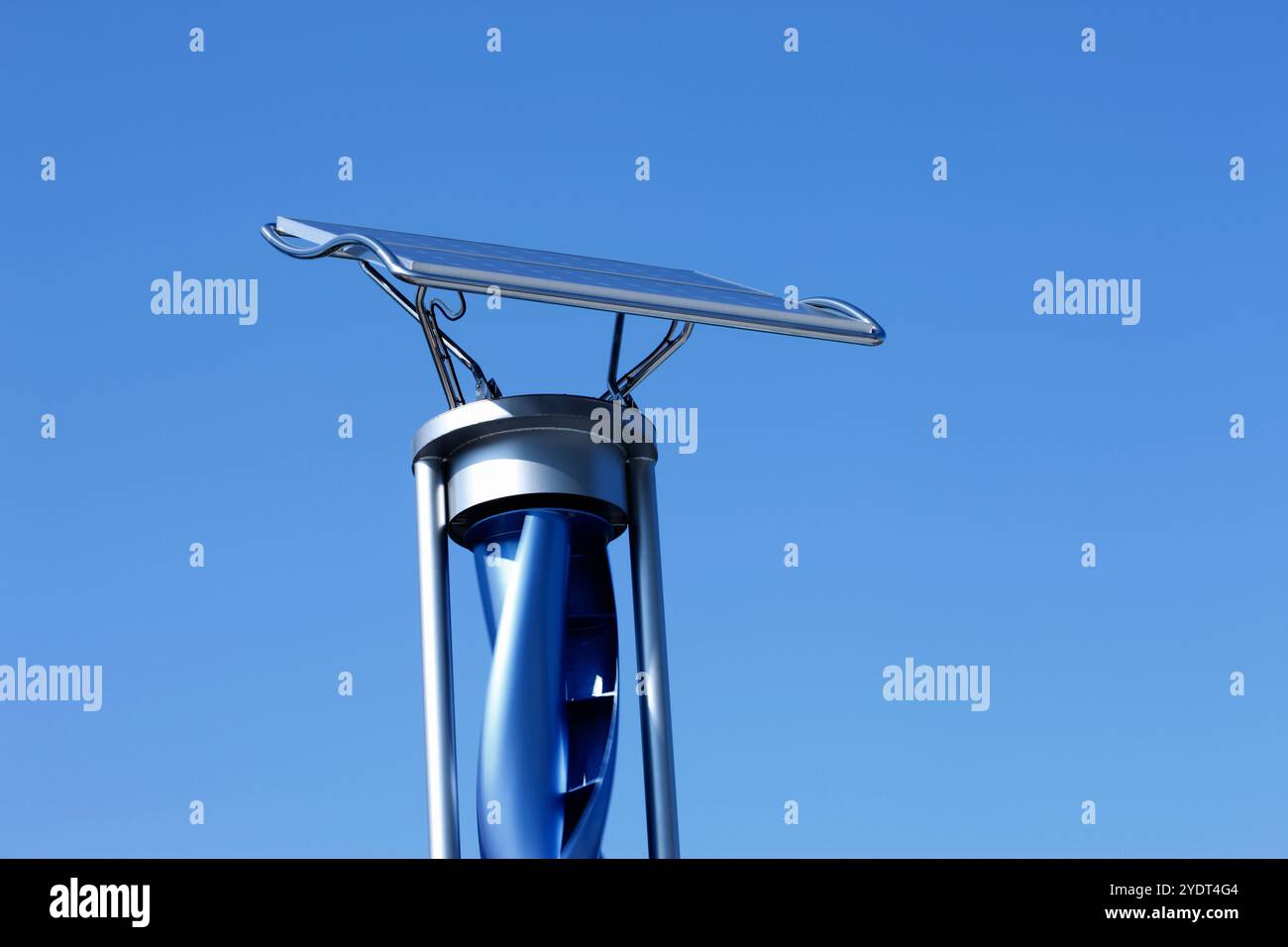 Solar and wind turbine Stock Photo - Alamy