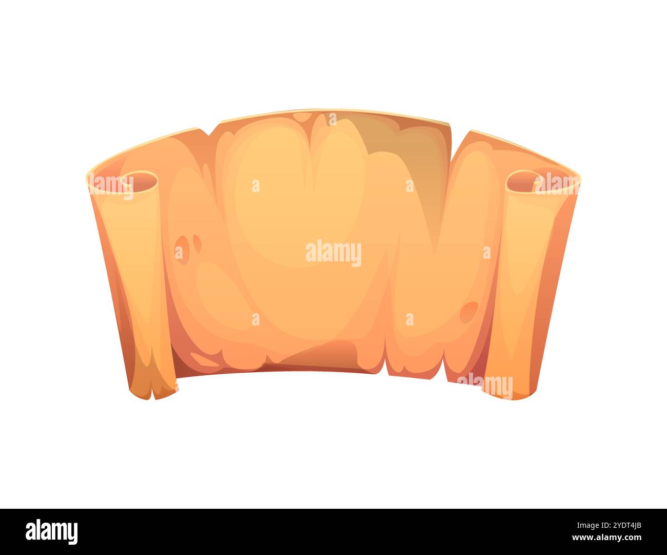 Cartoon pirate vintage paper scroll or ancient manuscript, vector old ...