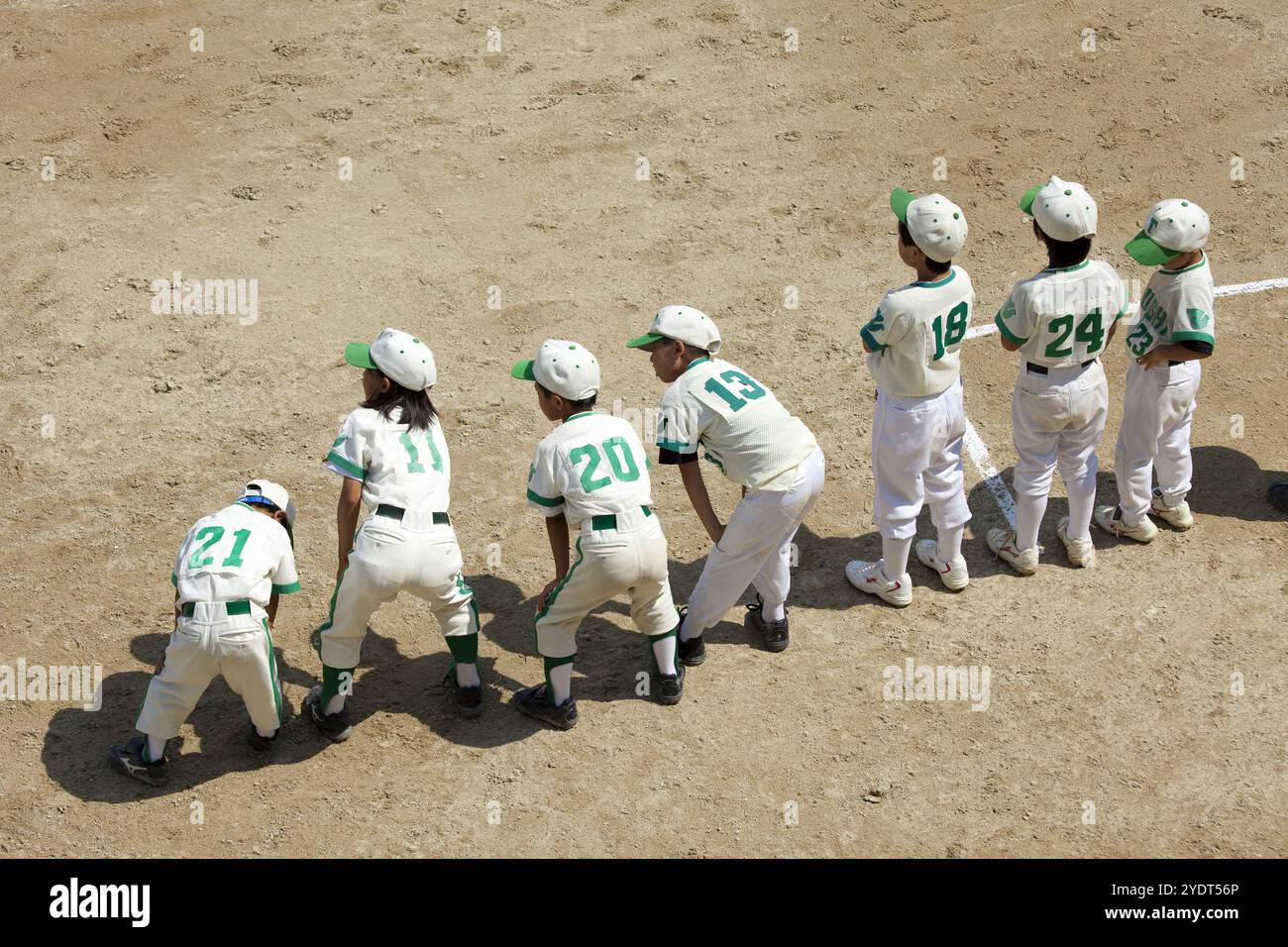 Youth baseball reserve player Stock Photo - Alamy
